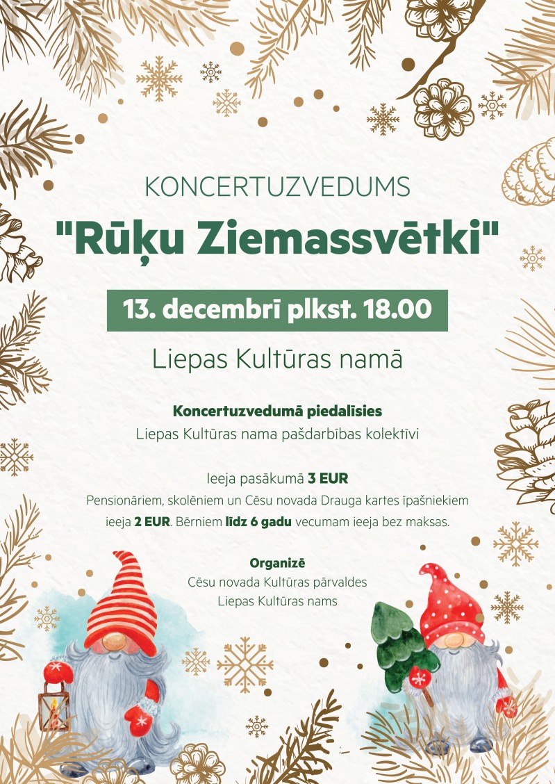 Koncertuzvedums "Rūķu Ziemassvētki" - priekuli.lv